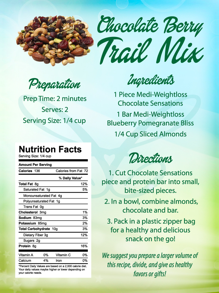 Chocolate Berry Trail Mix Recipe - Men's Contemporary Health Center