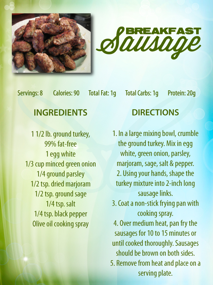 Breakfast Sausage Recipe - Men's Contemporary Health Center